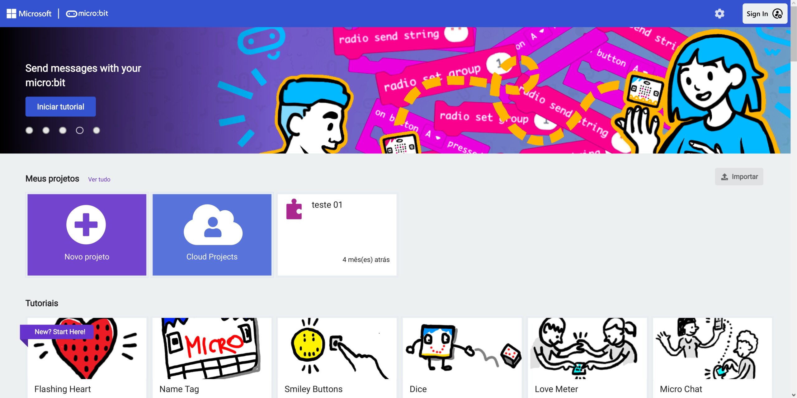 Programando o Microbit com Makecode - Codando pela primeira vez ...